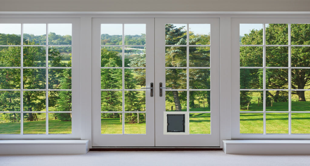 Custom Made Pet Doors for French Doors | Single or Dual Pane – Portal PROS