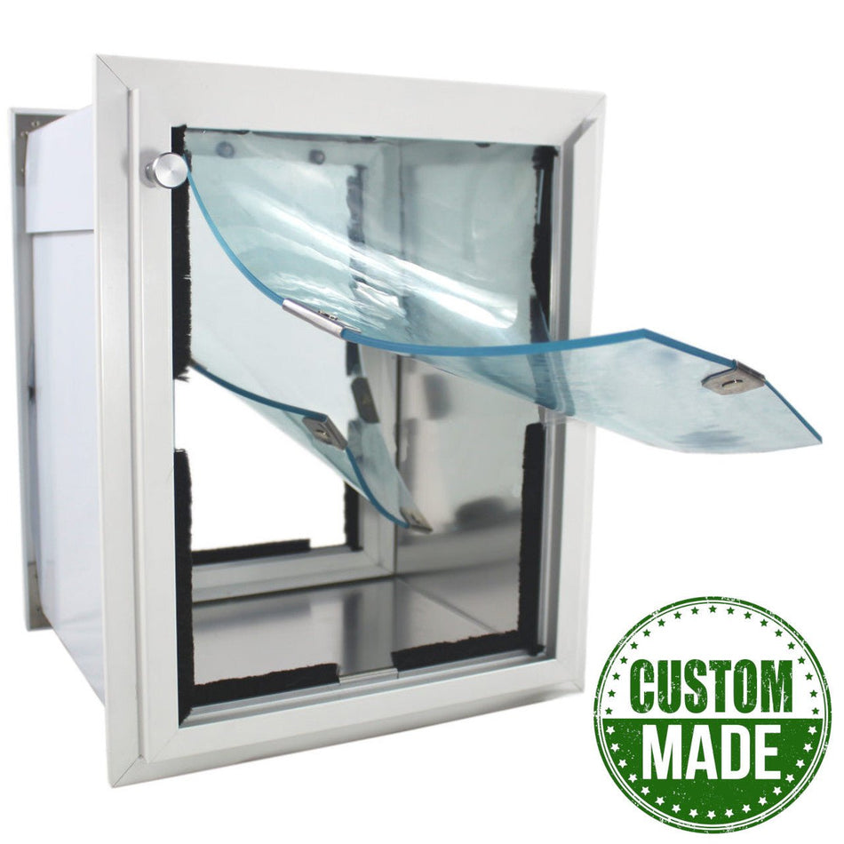 Pet Doors for Walls (Fits 2" to 16" Thick Walls) Premium Insulation ...
